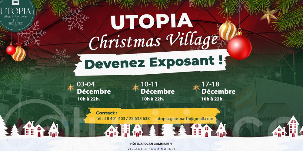 Utopia Christmas Village, les 03, 04, 10, 11, 17 et 18 décembre 2022